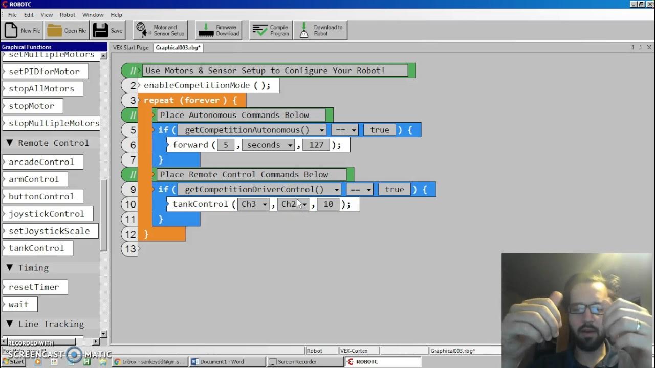 ROBOTC Graphical for VRC! Get ready to compete in minutes! - YouTube
