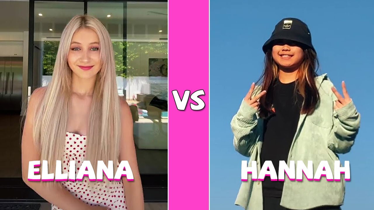 Elliana Walmsley Vs Hannah Balanay TikTok Dances Compilation - YouTube