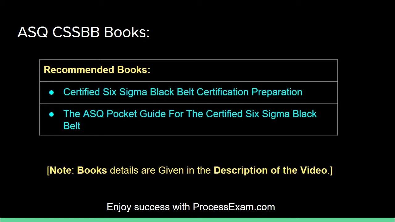 How to Prepare for the ASQ Six Sigma Black Belt (CSSBB) Certification Exam? - YouTube