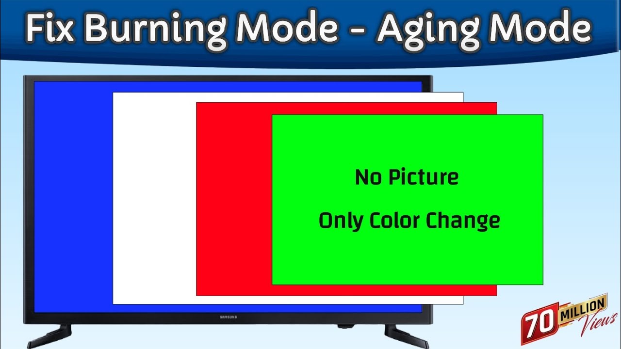 How To Fix Burning Mode Problem On All TV How To Fix TV Screen Color how-to-fix-burning-mode-problem-on-all-tv-how-to-fix-tv-screen-color