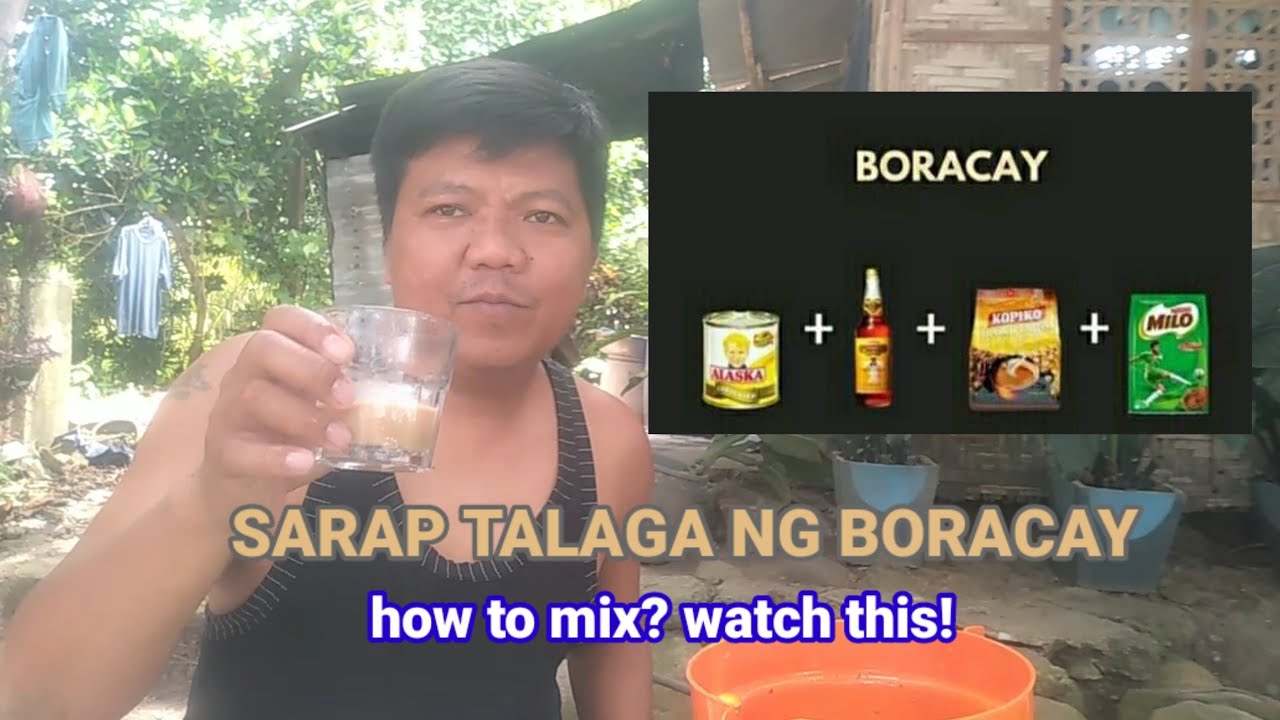 how to mix boracay drinks watch this very easy super yummy - YouTube
