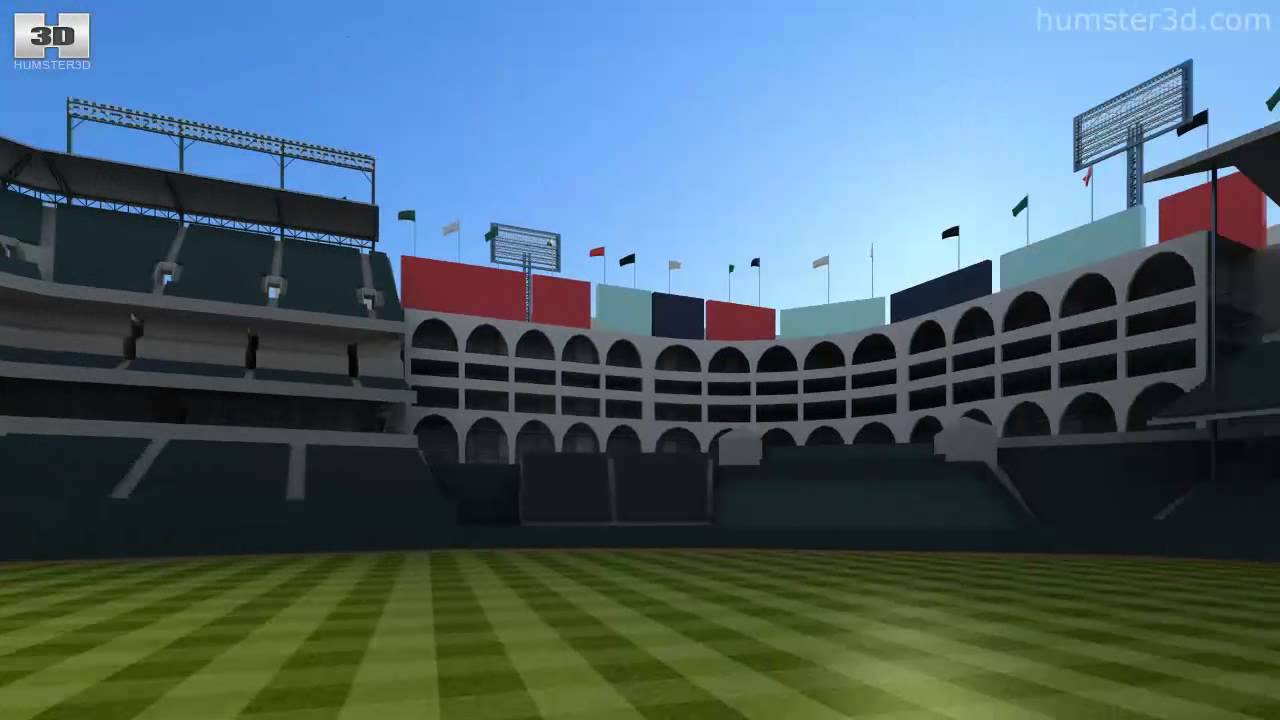 Rangers Ballpark Baseball stadium 3D model by 3DModels.org - YouTube