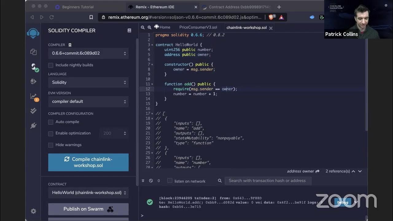 Introduction to Smart Contracts, Blockchain, & Solidity - Chainlink ...