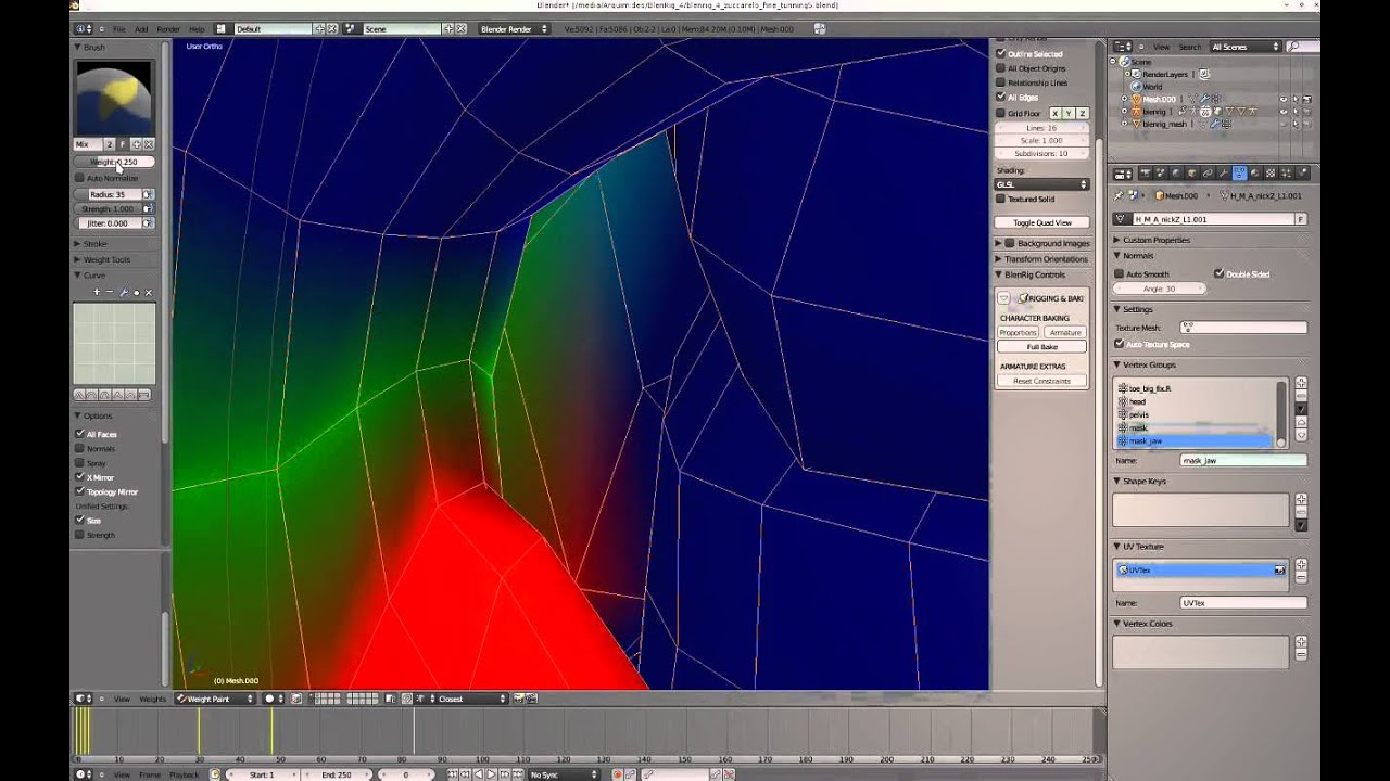 BlenRig 4 - Tutorial 5: Rig Facial _ Totalmente opcional y experimental ...