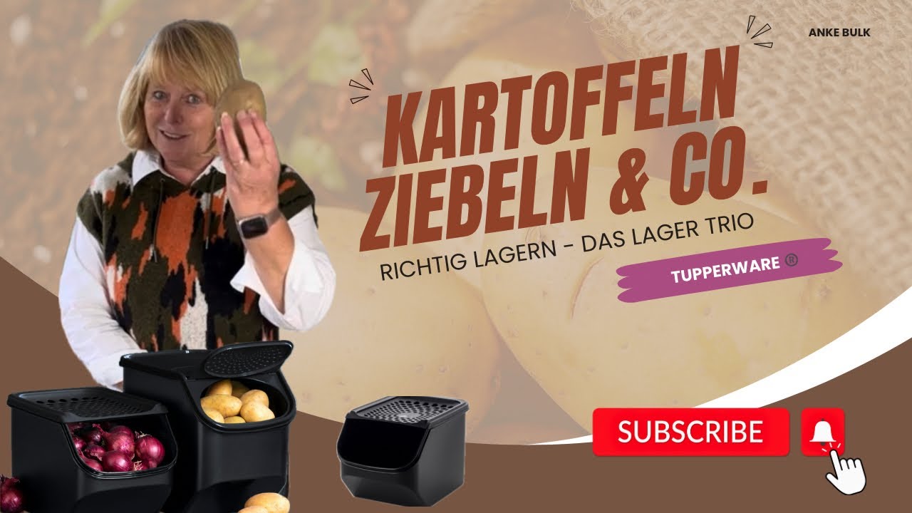Kartoffeln, Zwiebeln & Co. - DAS LAGER TRIO von #tupperware #angebot ...