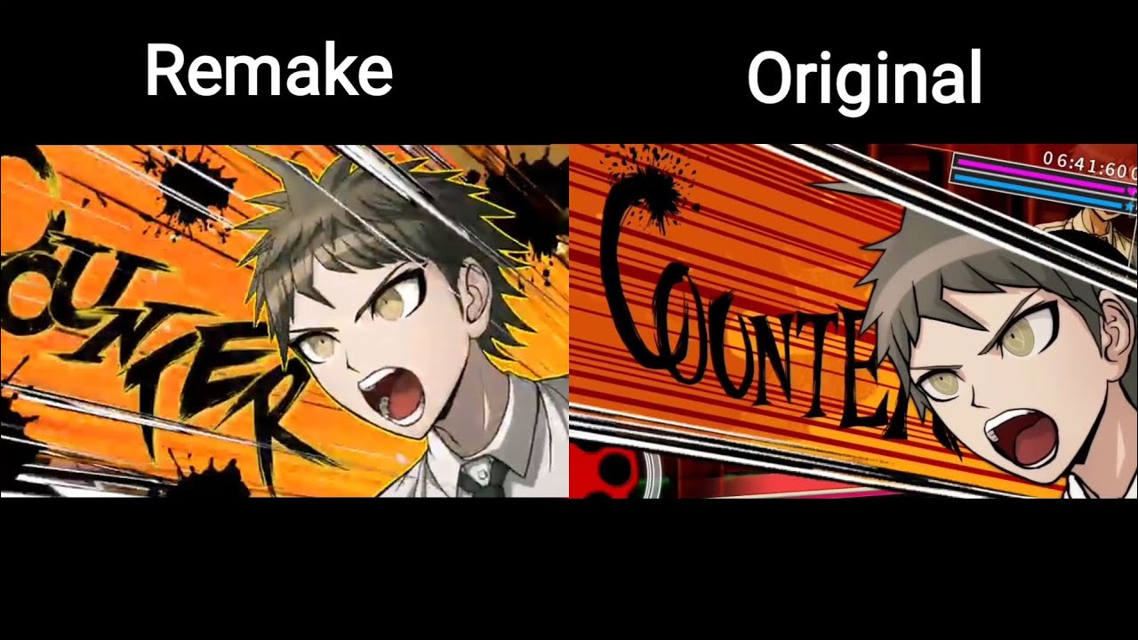 Danganronpa 2 Original Vs 2X2 Comparison - YouTube