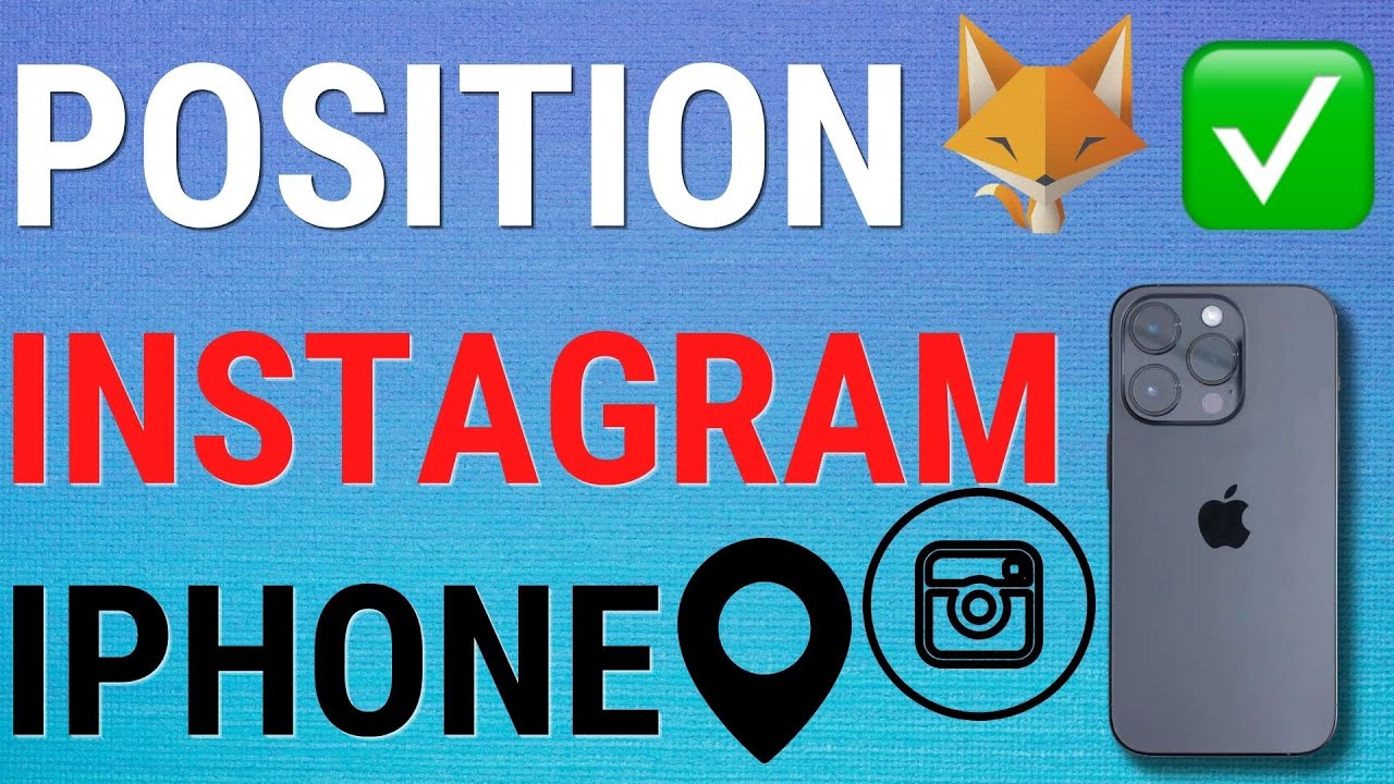 Désactiver L’accès À Votre Position Instagram Sur iPhone - YouTube