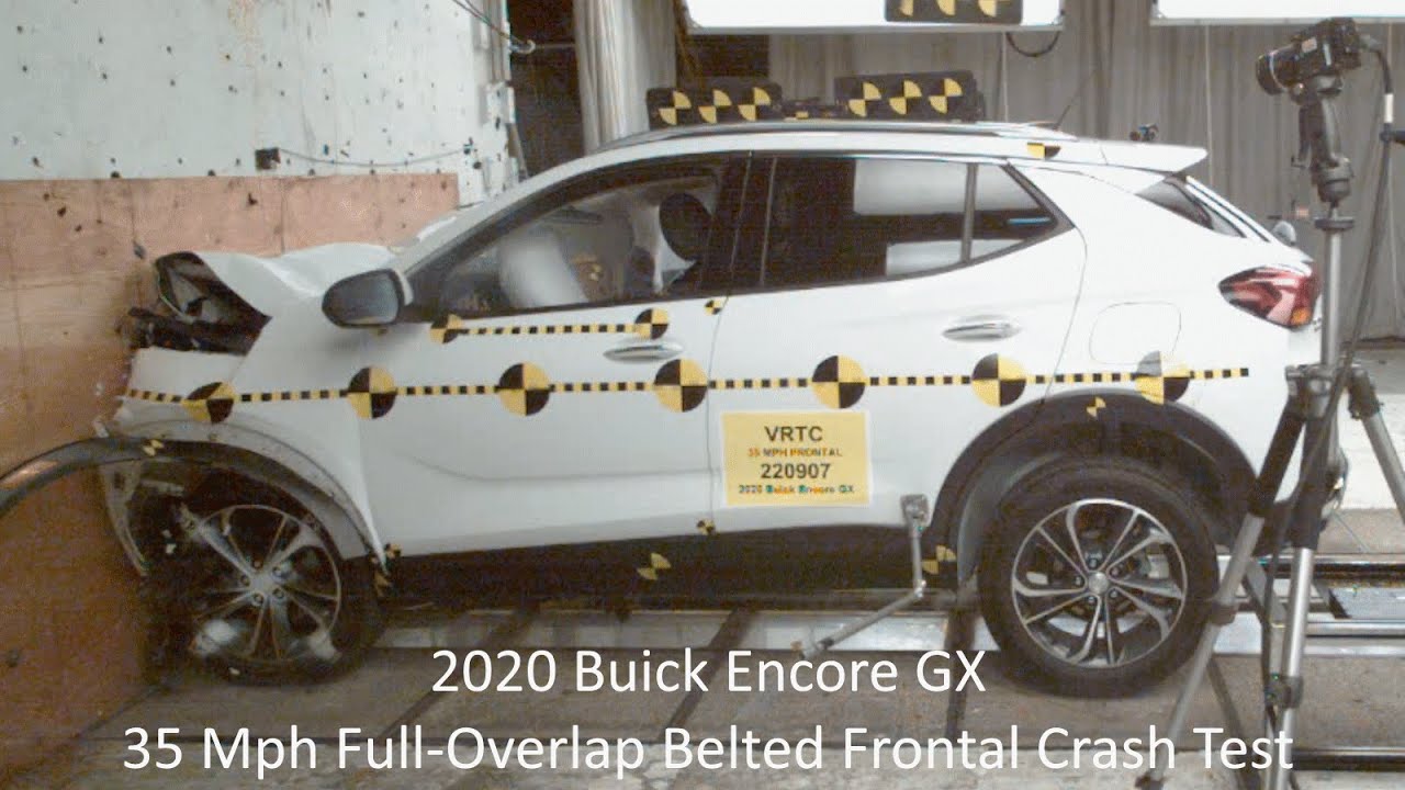 2020 Buick Encore GX 35 Mph Full-Overlap Belted Frontal Crash Test ...