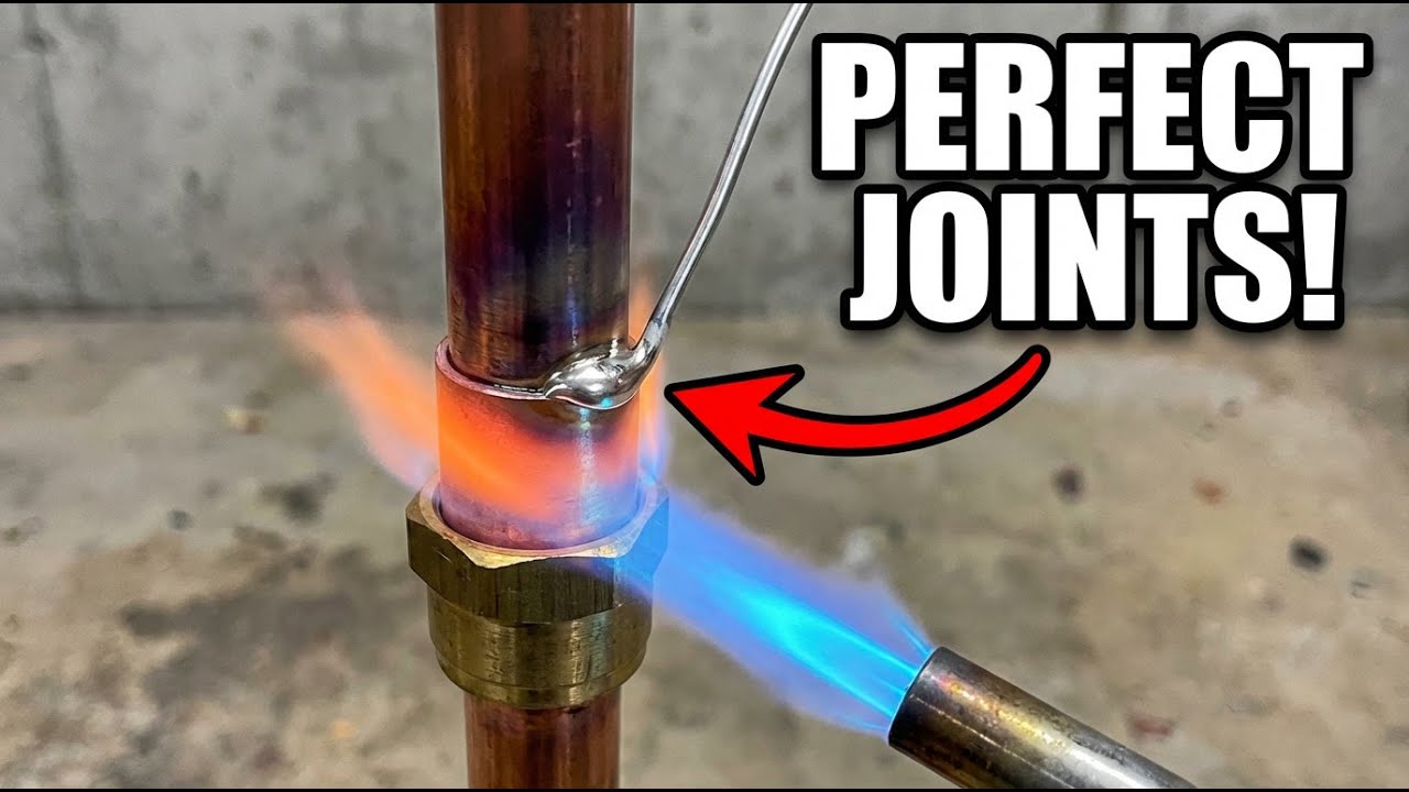How to Solder Copper Pipe For The Most Perfect Joints Ever - Do This ...