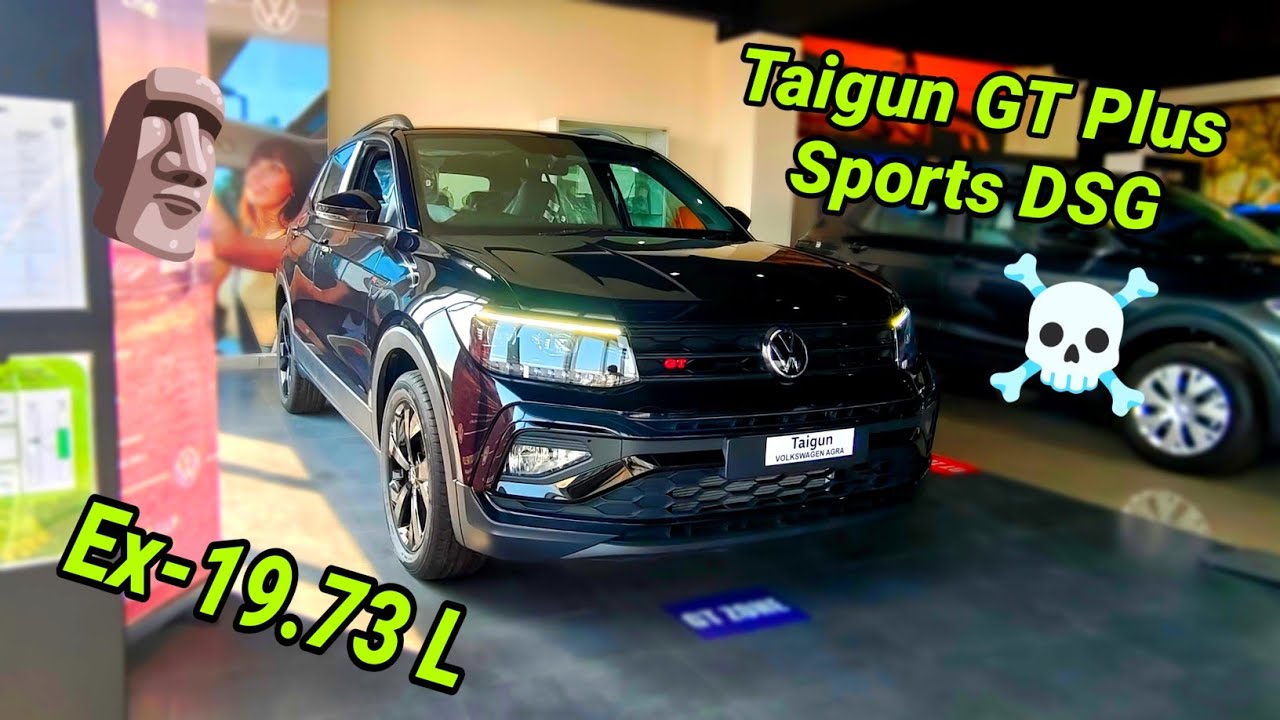 New Volkswagen Taigun GT Plus Sports DSG 😍😍☠️ All Black Edition 🖤😍 ...