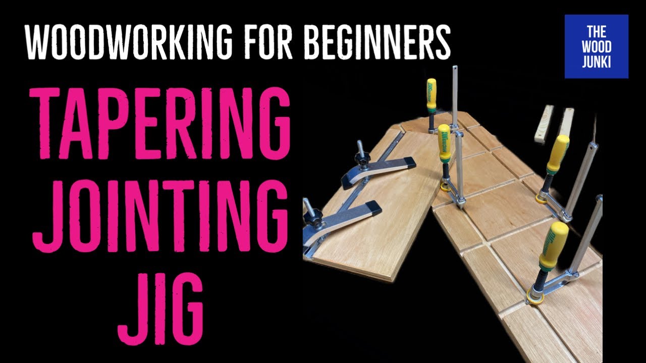Easy Woodworking For Beginners .. Microjig Matchfit Tapering Jig - YouTube