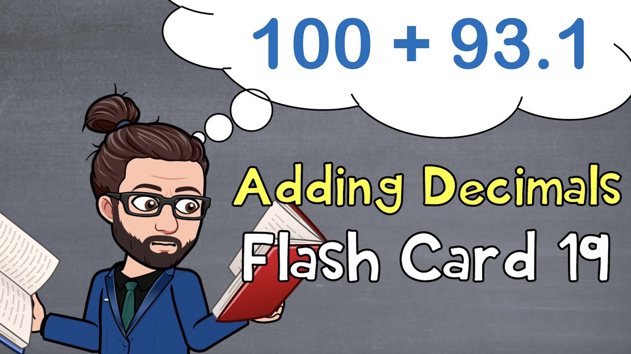 Adding Decimals | Flash Card 19 | The Math Review | 6NS3 - YouTube