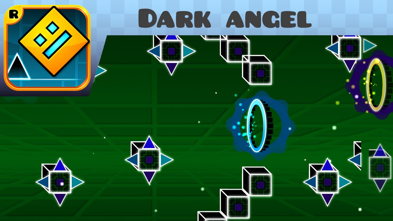 Geometry Dash - Dark angel (Medium Demon) - by Terminus - YouTube