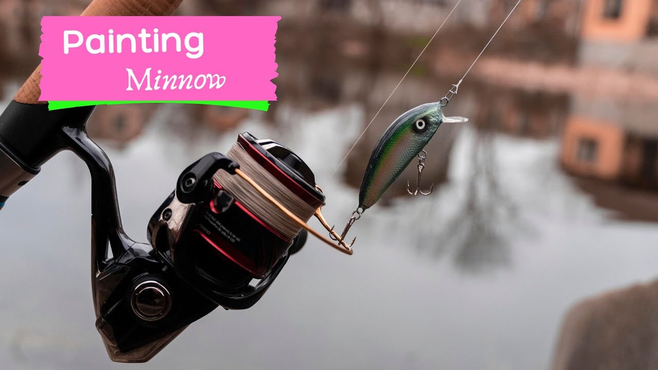Ultralight minnow 50mm (Part 2) Paint | DIY Fishing lure - YouTube