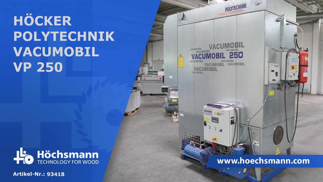 HÖCKER POLYTECHNIK VACUMOBIL VP 250 (Höchsmann Klipphausen) - YouTube