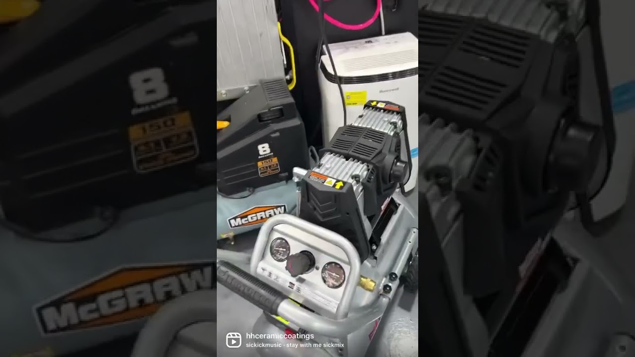 McGraw 8 gallon compressor vs Fortress 10 gallon real world sound ...