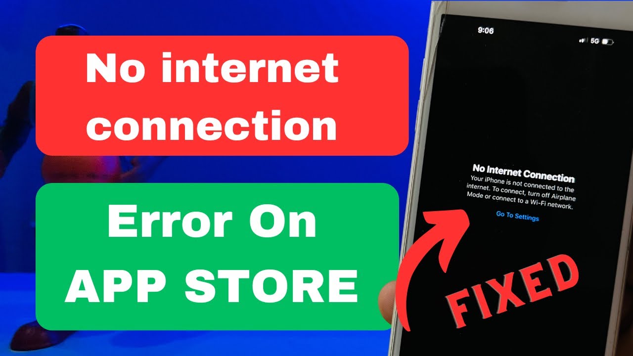 Fixed No Internet connection error on iPhone App Store even iPhone ...