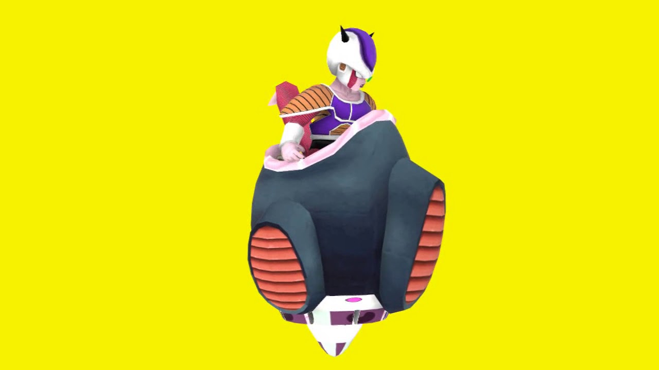 Frieza Hoverchair dragon ball idle animated left chroma - YouTube