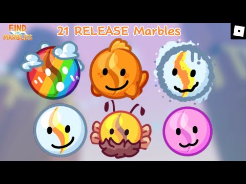 How To Find *ALL* 21 Of The NEW Marbles | ROBLOX - Find The Marbles ...