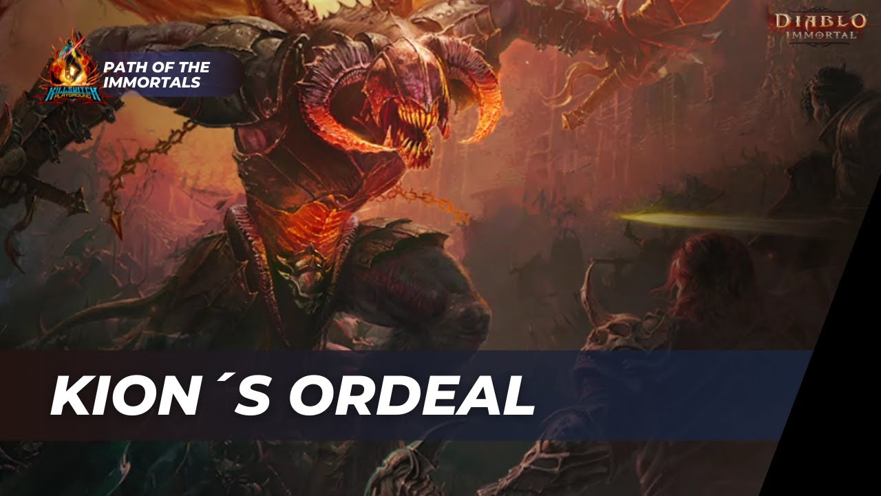 Diablo Immortal - Path Of The Immortals - Kion´s Ordeal - YouTube