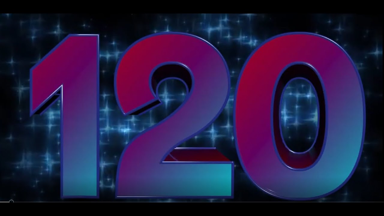 120 to 0 SECONDS, De 120 a 0 segundos, 120から0秒,120 SECONDS Countdown Timer, Contador de 120 s ...
