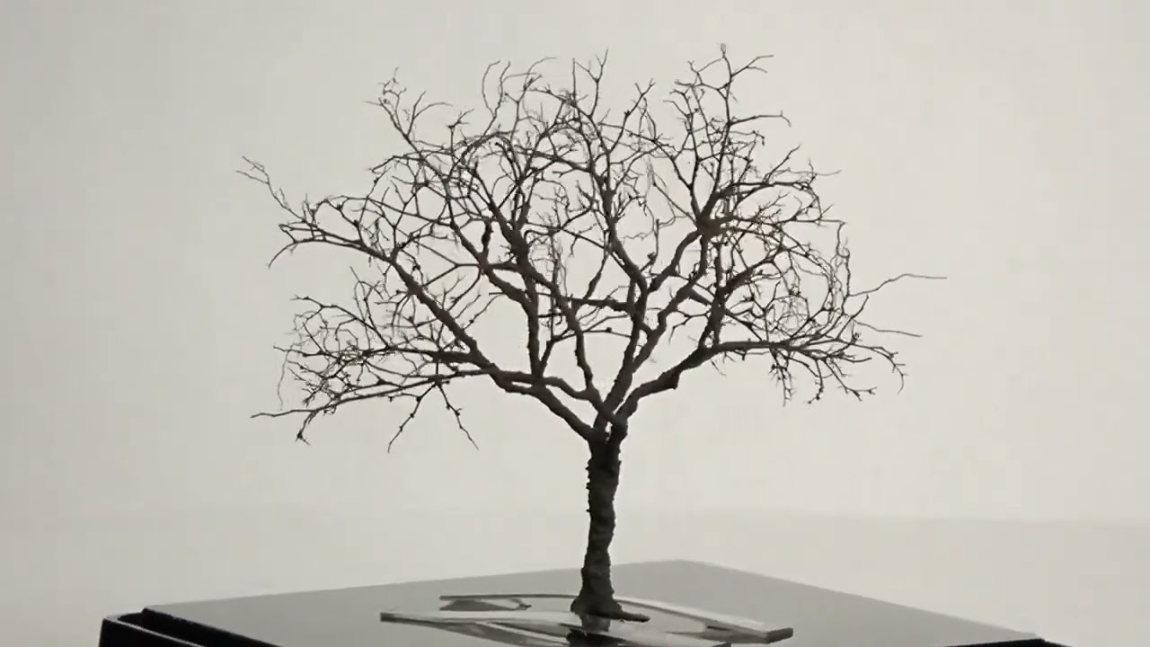 Complete the tree model "Dead tree 7cm" : Art Stage K - YouTube