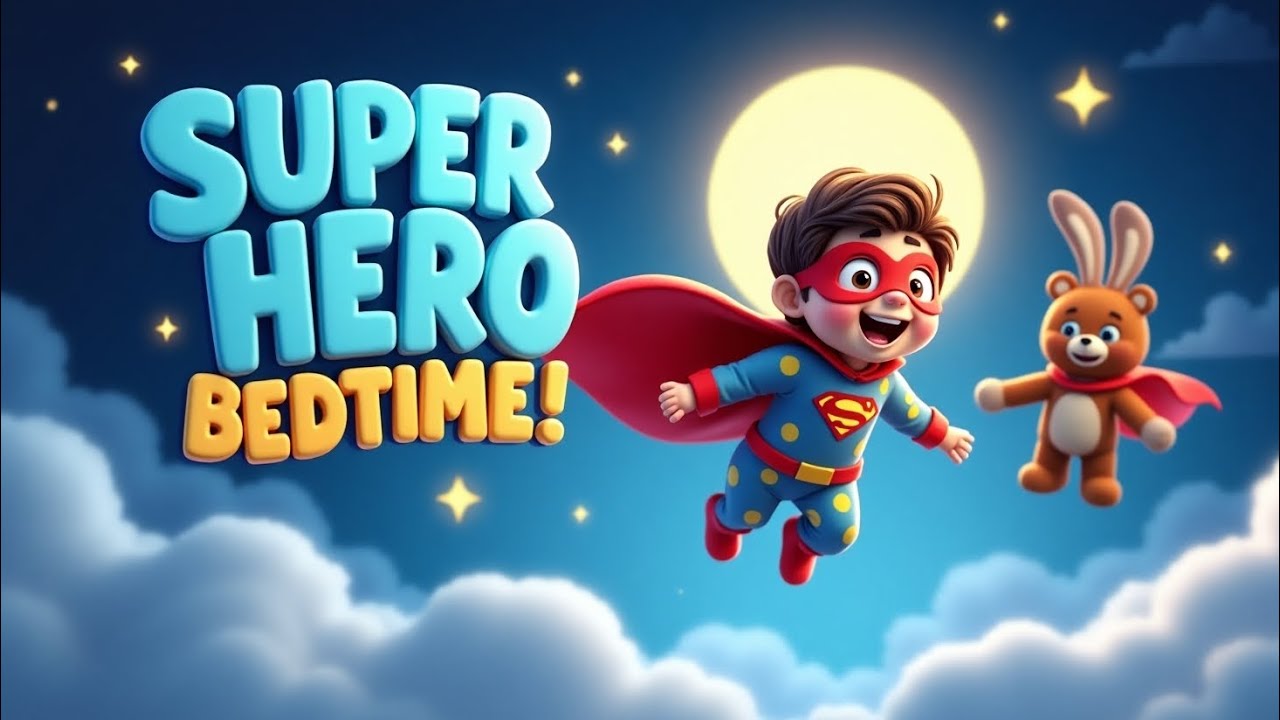 SuperHero Bedtime 🦸‍♂️🌙 | Fun Sleepytime Song for Kids!⭐ Get Ready ...