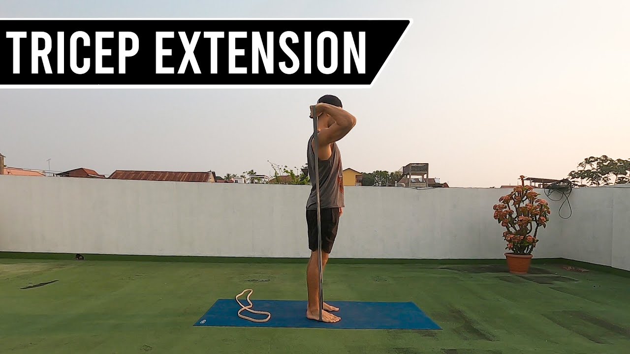 Triceps Extension - Resistance Band Exercise Tutorials - YouTube