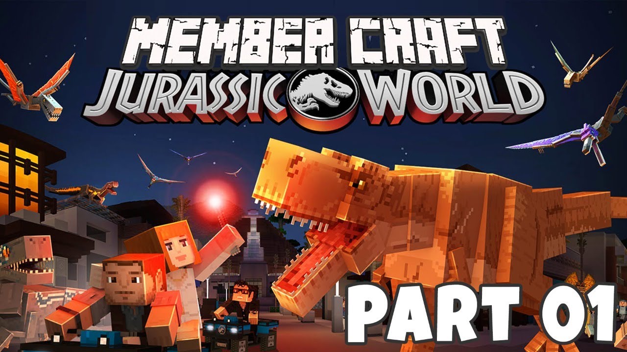 Welcome... To Jurassic Park! Minecraft Jurassic World DLC FUN! | MEMBER ...