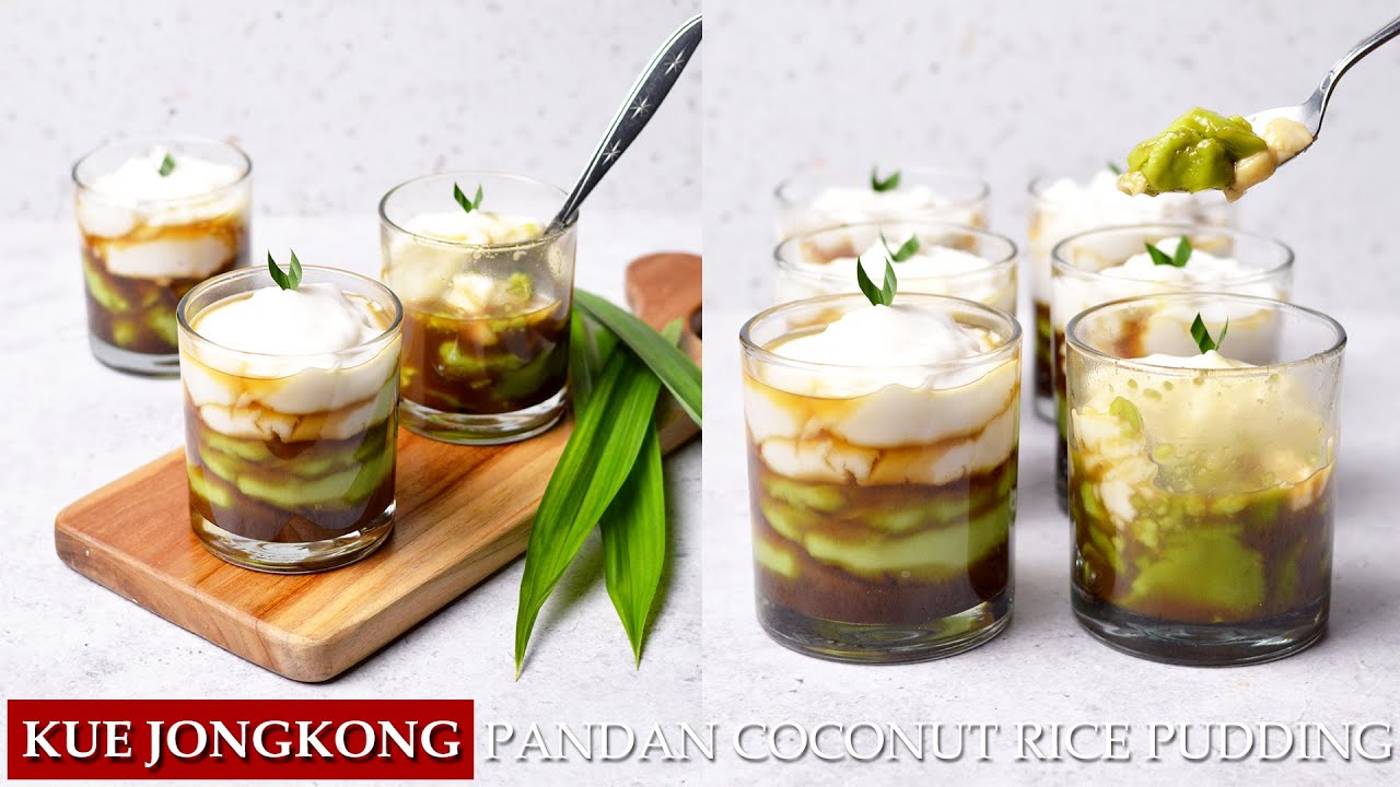Resep Jajanan Tradisional Indonesia KUE JONGKONG Super Lembut / PANDAN ...