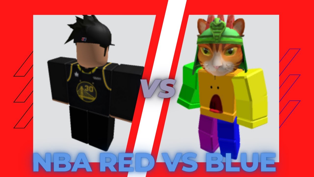 1v1 Nba Red Vs Blue Roblox Feat Thefirstevermoose Youtube