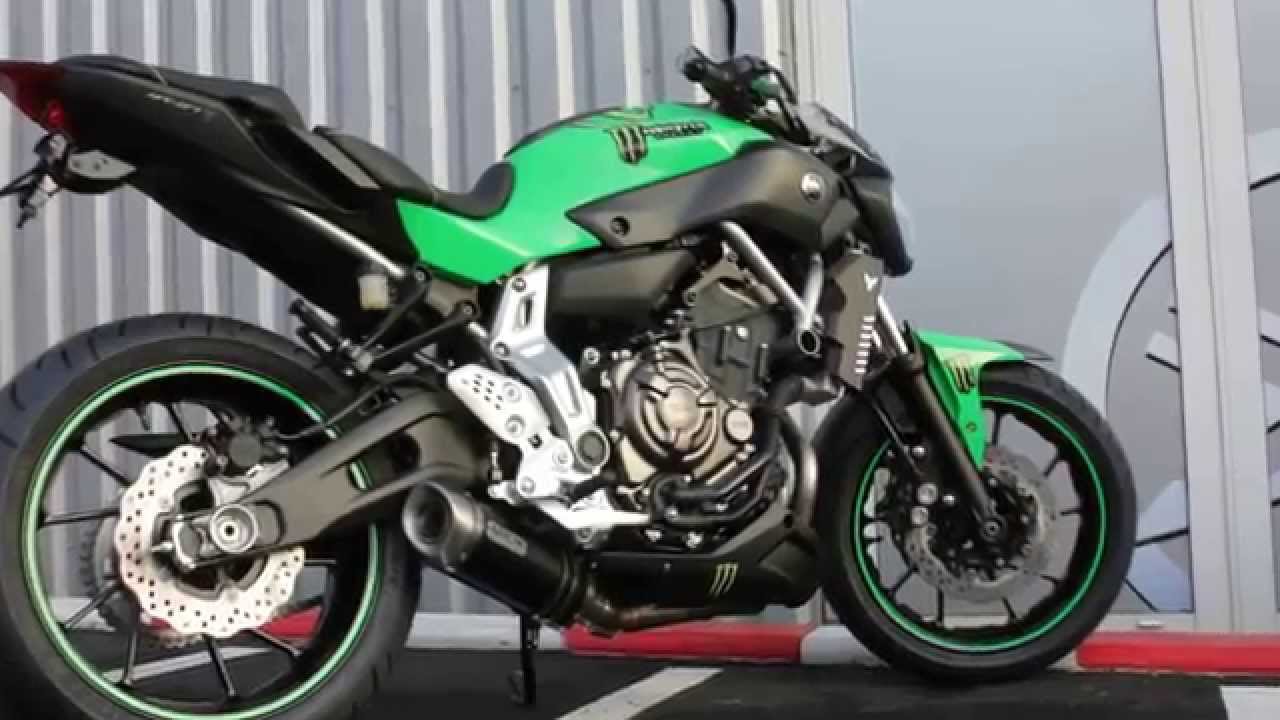 YAMAHA MT-07 Monster Arrow - Planet Racing Rouen - YouTube