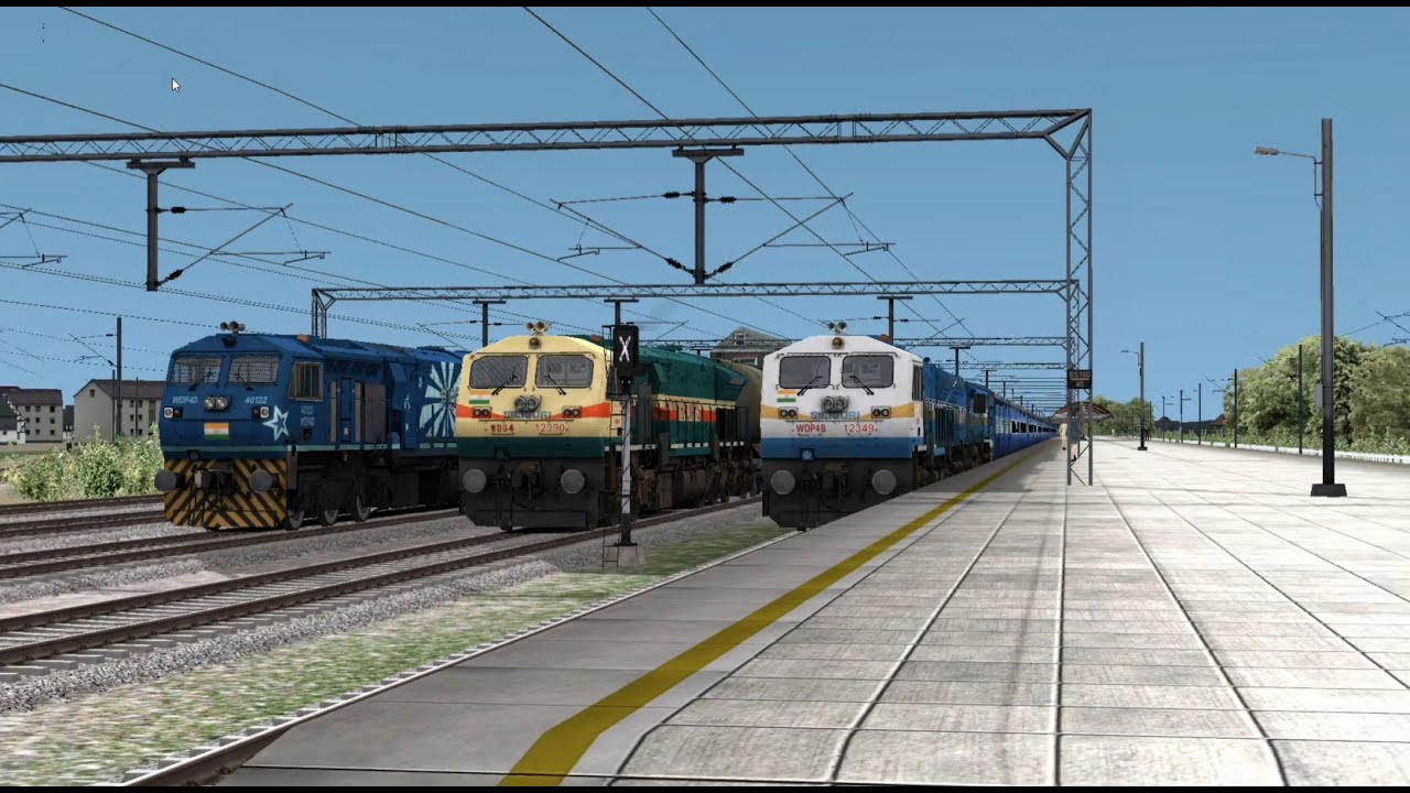 Super HARDEST HONKING WDG4 ~ Skips Platform At 120 KMPH with Brand New ...