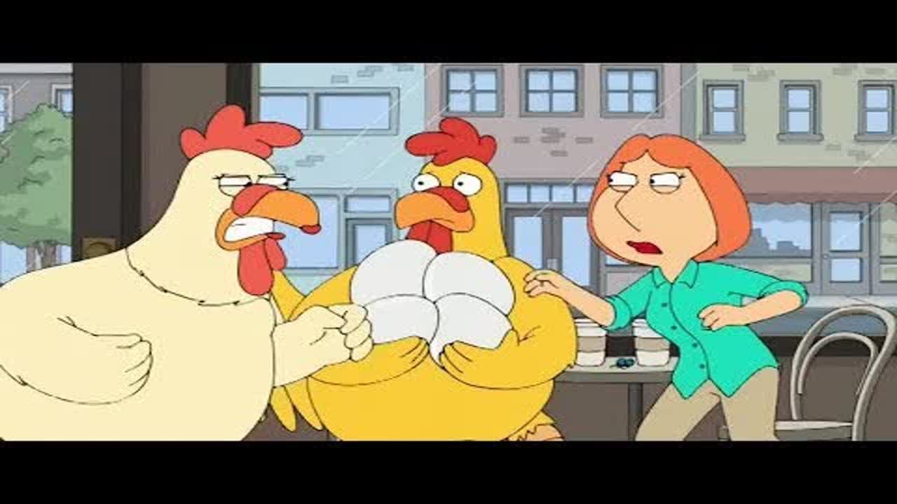 Family Guy - Louis Fights A Chicken - YouTube
