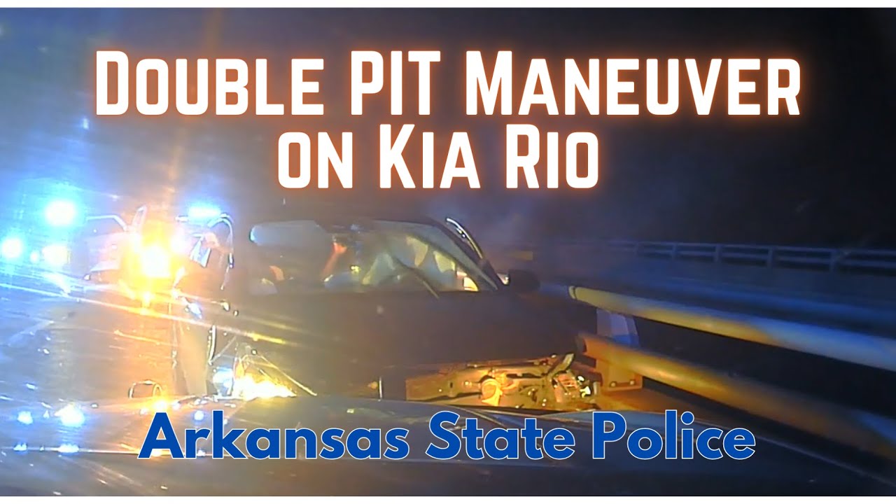 Kia Rio pursuit hits 110 MPH before Arkansas State Police conduct PIT ...