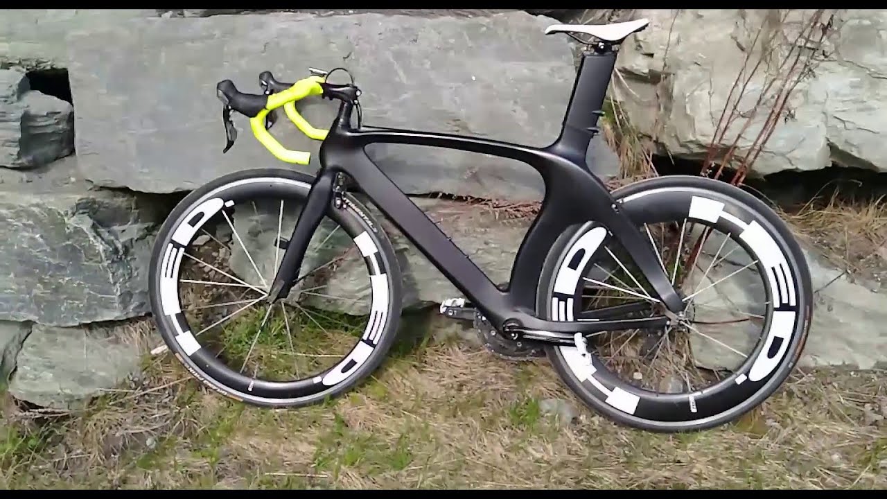 Fuji D-6 1.3 (2013) triathlon bike - GHOST RIDER EDITION - YouTube
