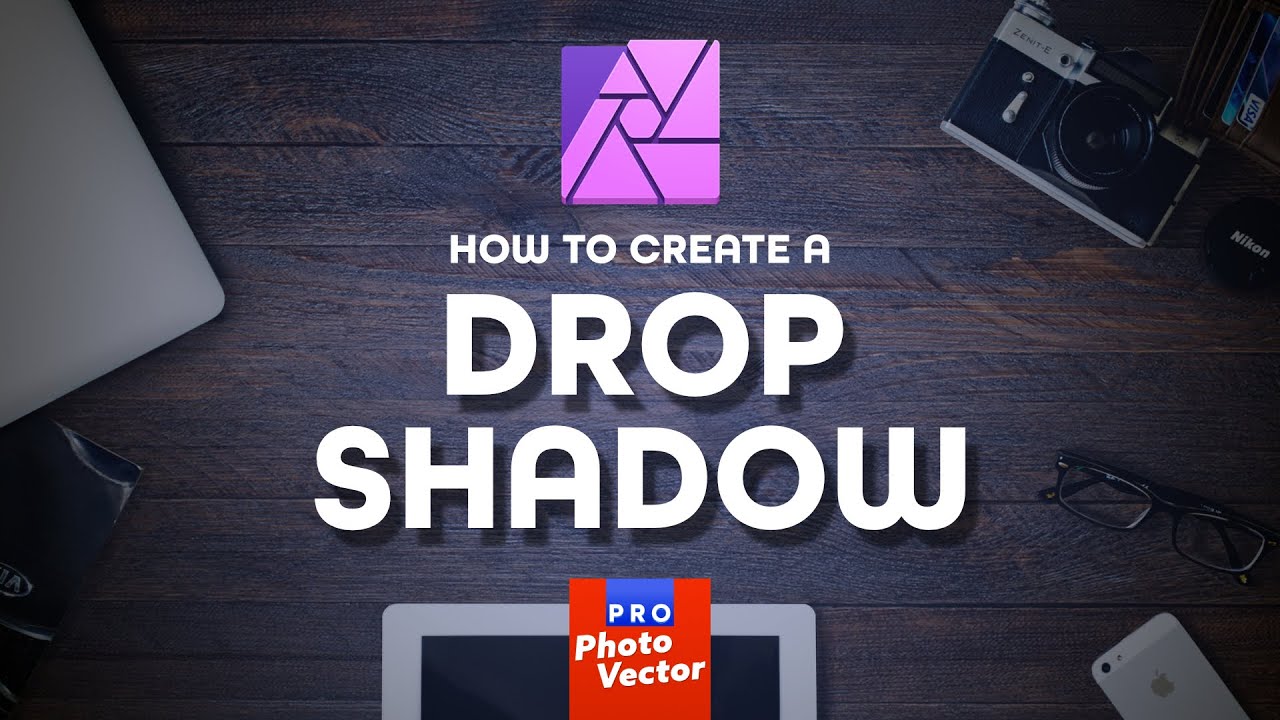 How To Add A Drop Shadow To Text In Affinity Photo YouTube How To Add A Drop Shadow To Text In Affinity Photo YouTube