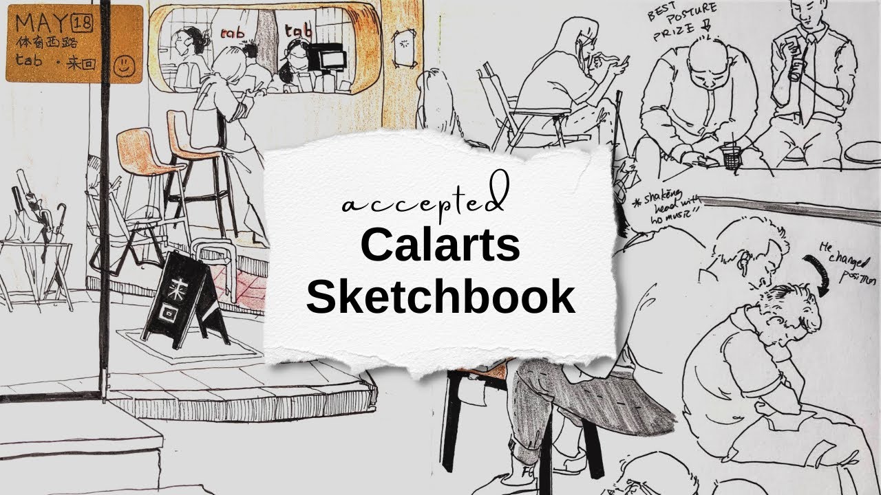 Accepted Calarts Sketchbook 2023 - YouTube