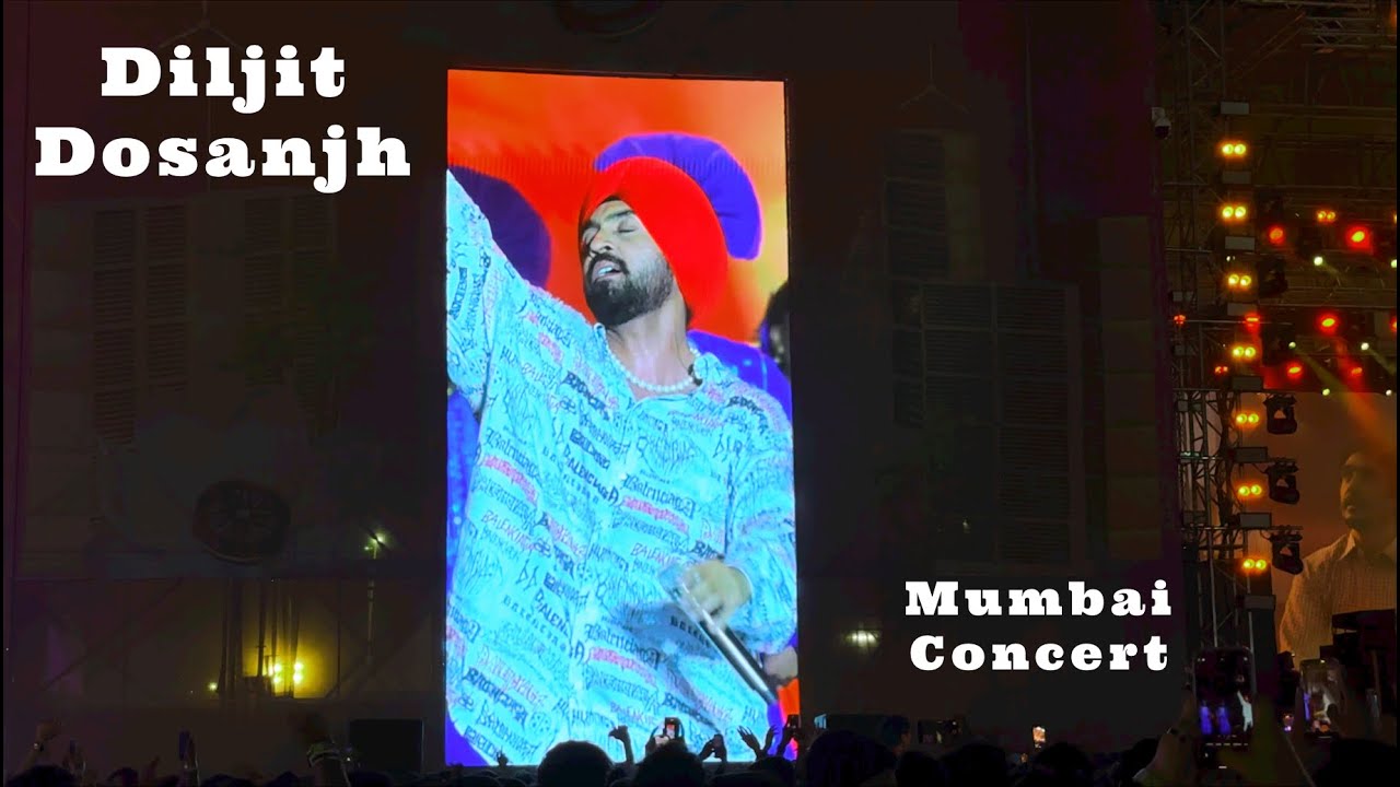 Diljit Dosanjh GOAT live in Mumbai | Clash by Diljit Dosanjh | Diljit ...