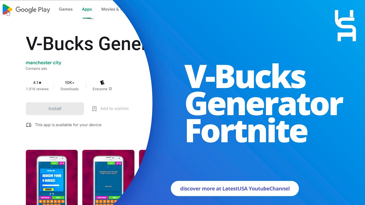 V-Bucks Generator review | how to get free v bucks | Scam or legit ...