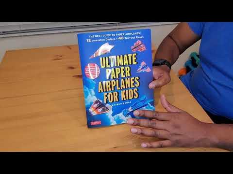 Ultimate Paper Airplane Book for Kids Awesome! - YouTube