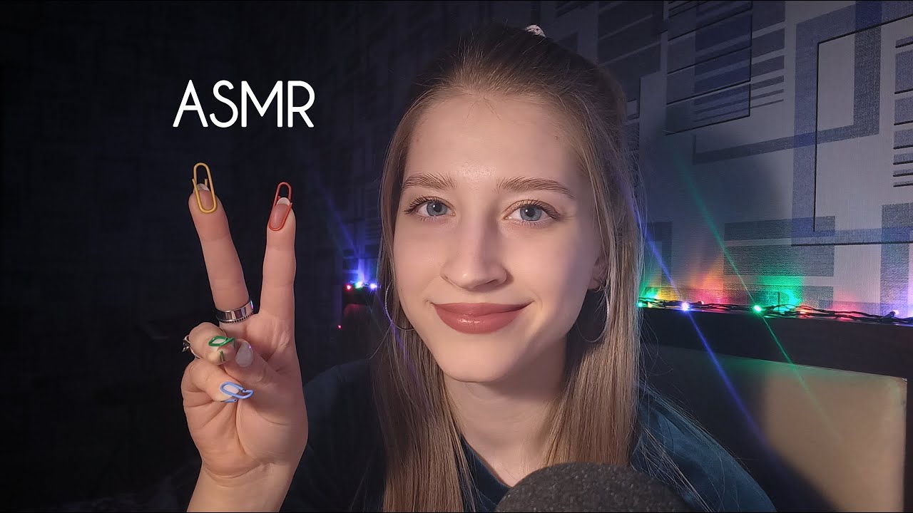 ASMR Tapping with Paper Clip Nails 🖇 (Day 7) - YouTube