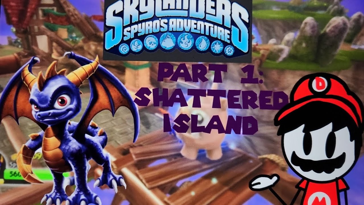 Let's Play: Skylanders Spyro's Adventure Part 1: Shattered Island ...