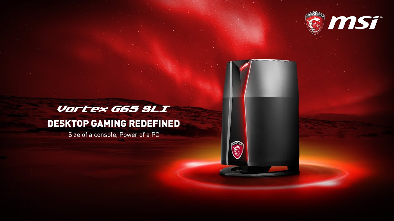 MSI Vortex G65 (980 SLi) - 極速開箱 - YouTube