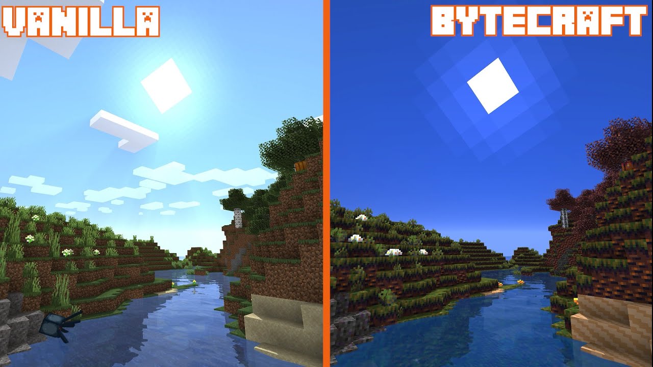 Vanilla vs Bytecraft | Texture Comparison - YouTube