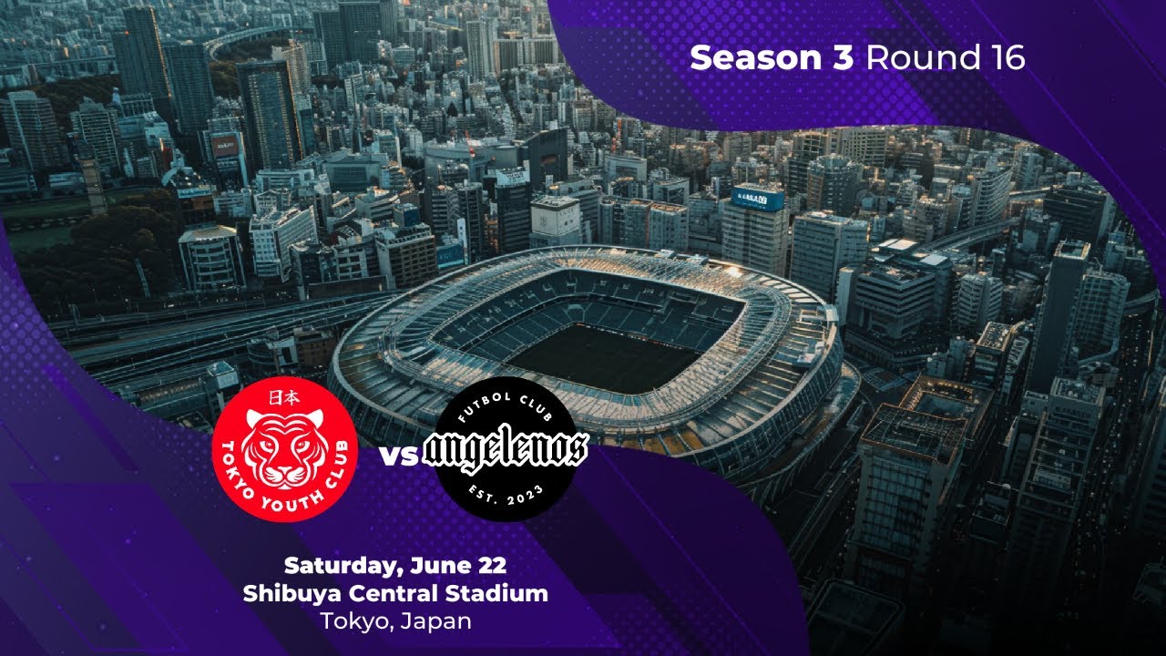 Tokyo Youth Club v FC Angelenos (Season 3 Round 16) ️ One Future ...