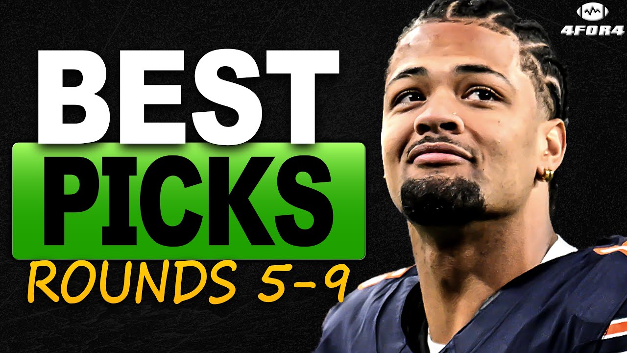 The Best Picks to Make in Fantasy Football (Rounds 5-9)! - YouTube