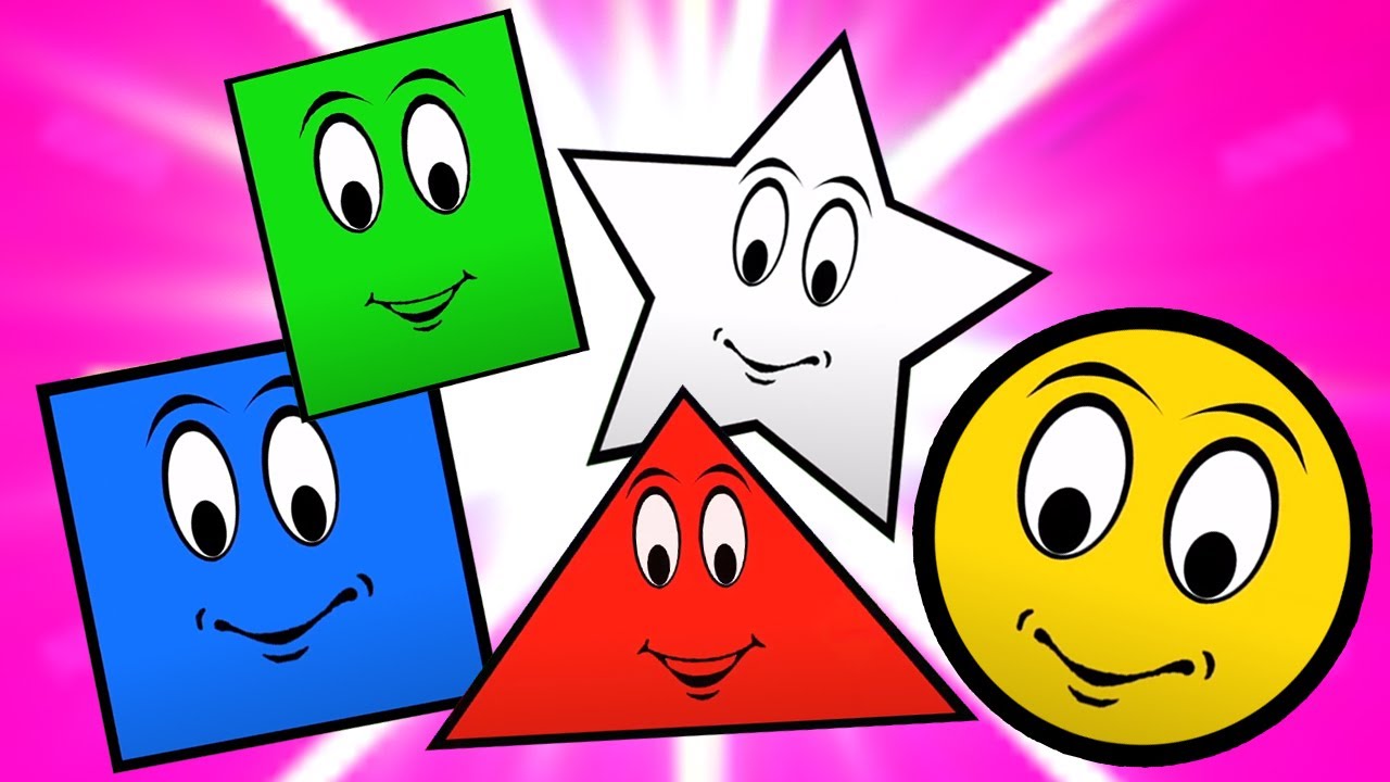 Formas canción | Rimas para niños | Dibujos animados | Videos para ...