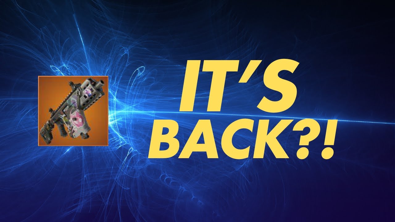 The THUNDER BURST SMG IS BACK?! (Fortnite) - YouTube