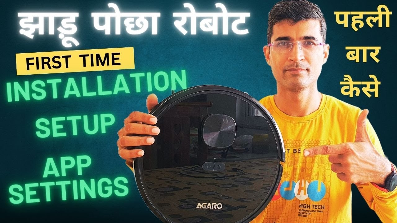 Agaro Robot Vacuum Cleaner FIRST TIME Setup | Robot Vacuum Cleaner ...